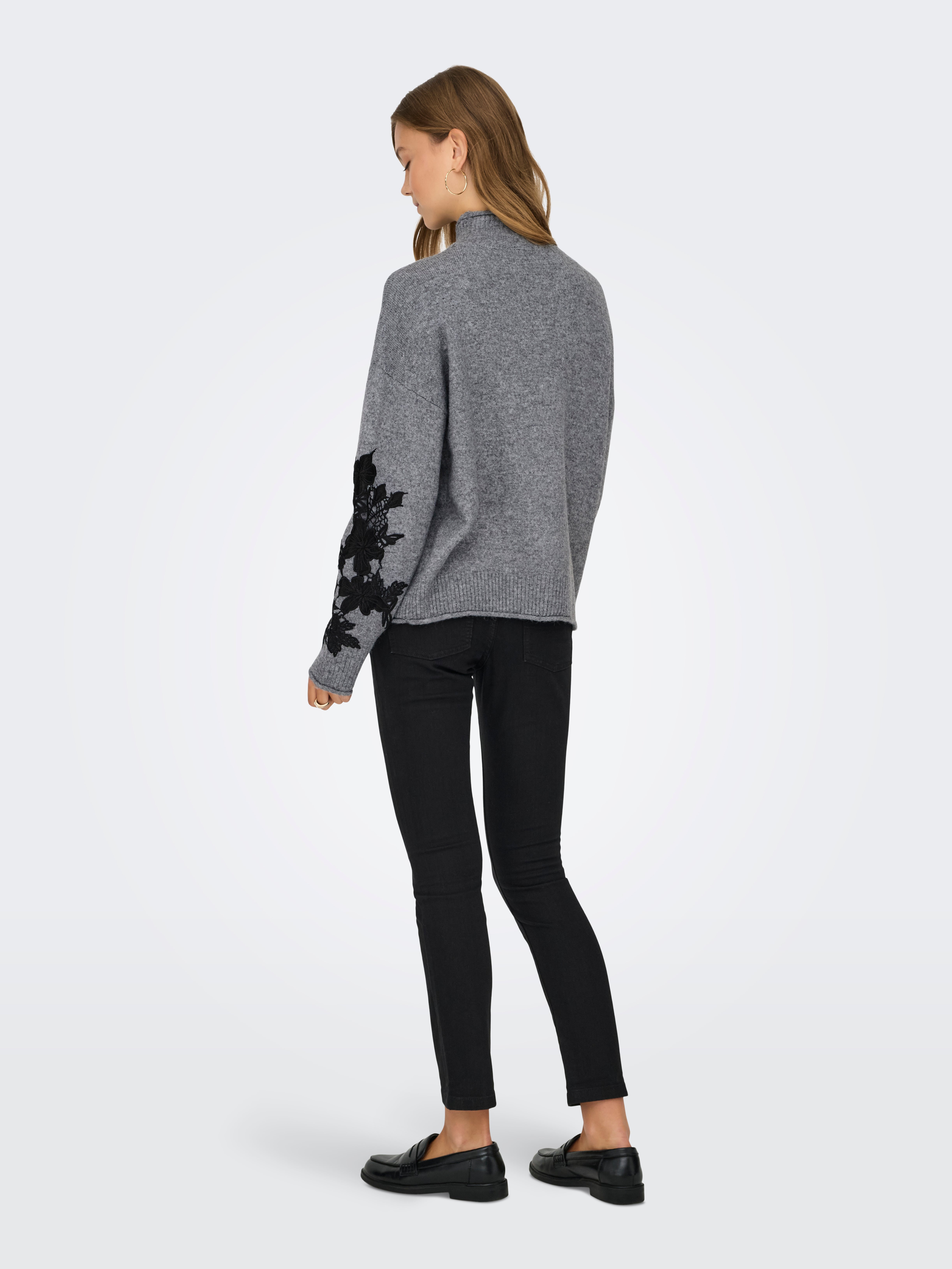 ONLLISA Knitted pullover | Medium Grey | ONLY®