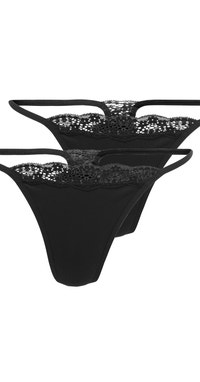 ONLVICKY 2-pack G-String | Schwarz | ONLY®