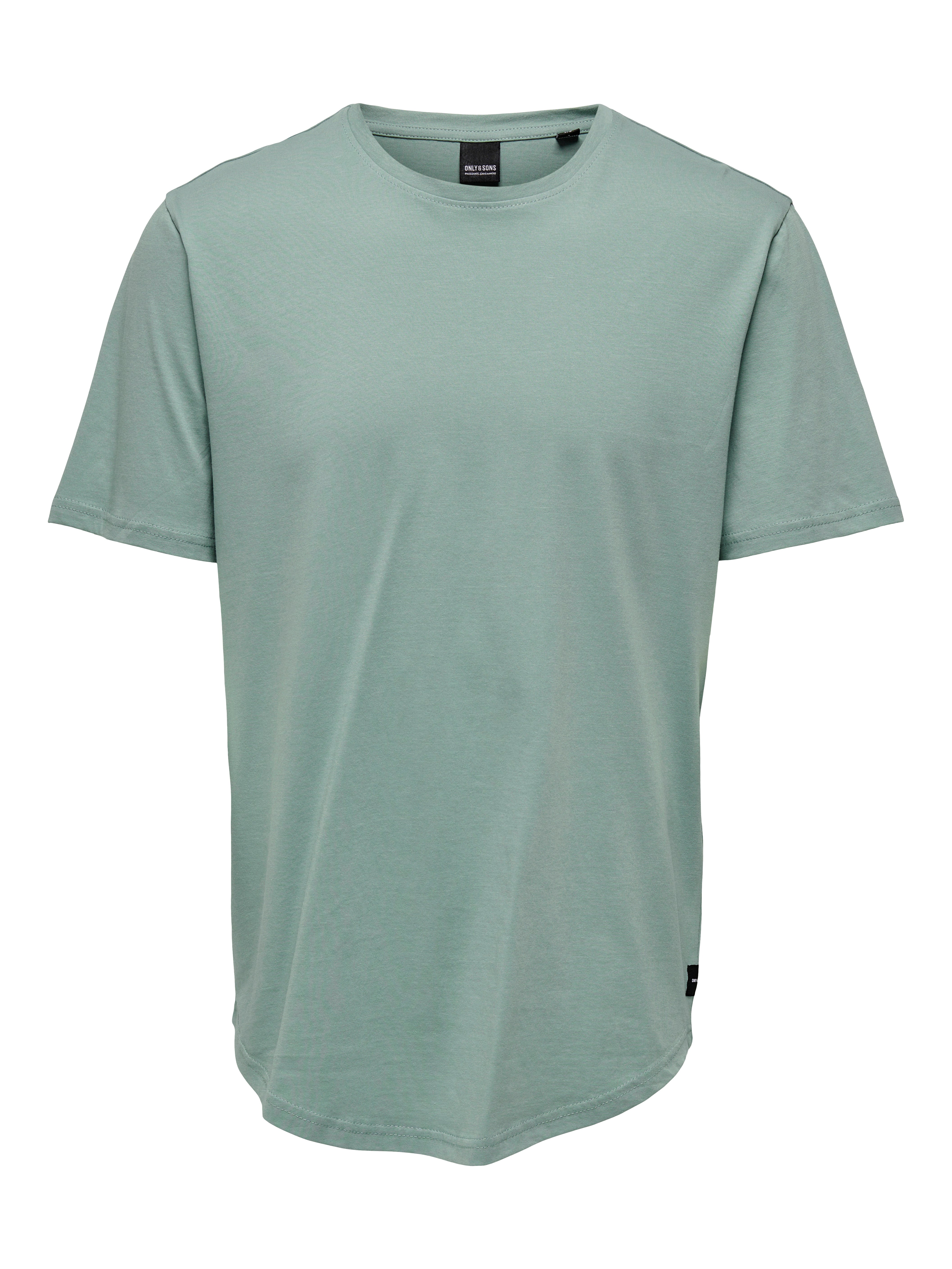 Lang o-hals t-shirt | Mellemgrå | ONLY & SONS®