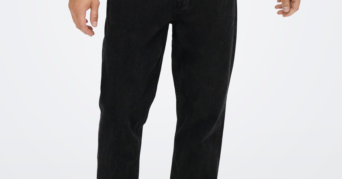 ONSAVI BEAM TAP BLACK 2962 JEANS NOOS | Noir | ONLY & SONS®