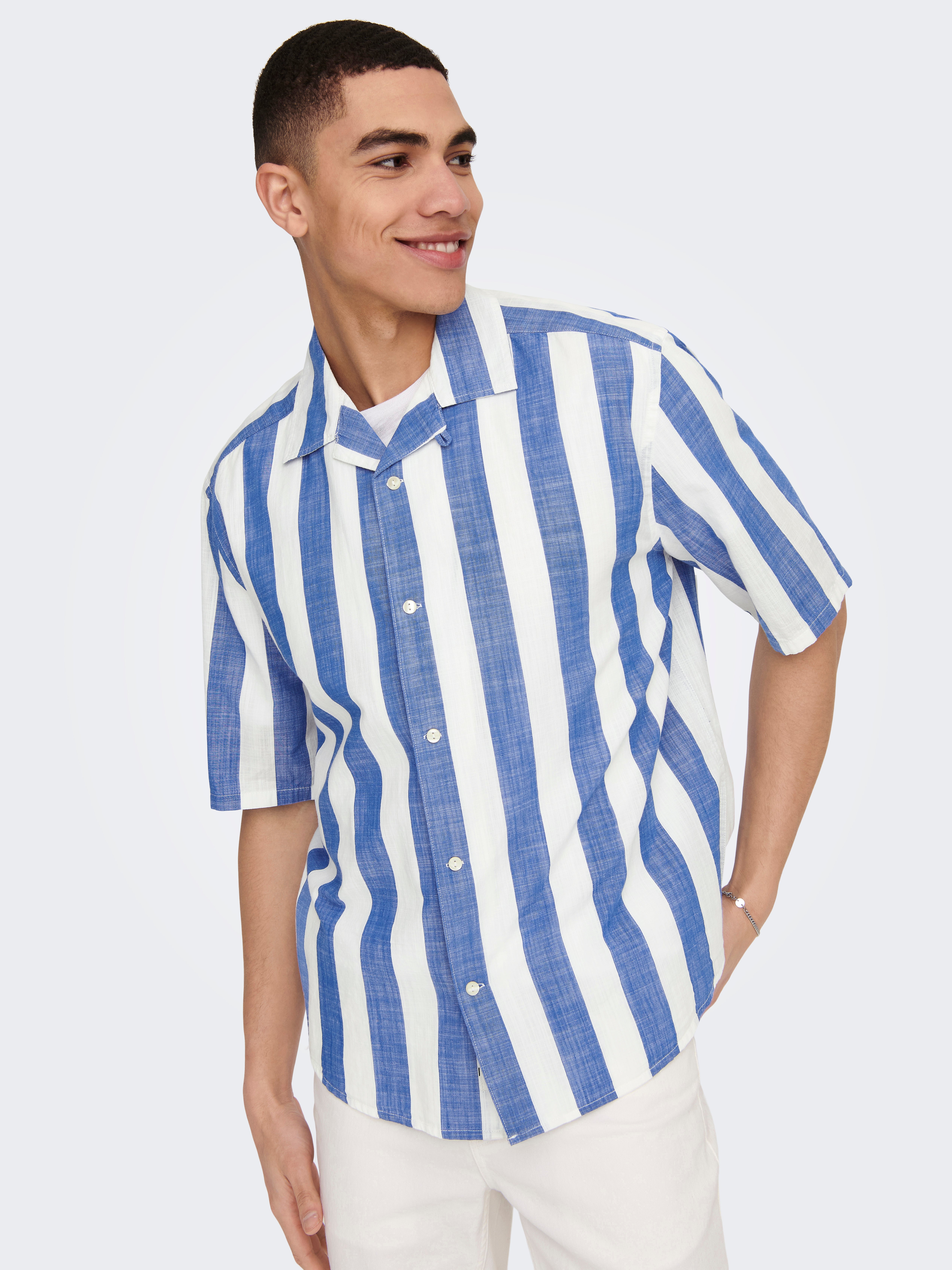 Locker geschnitten Hemdkragen Hemd with 30% discount! | ONLY & SONS®