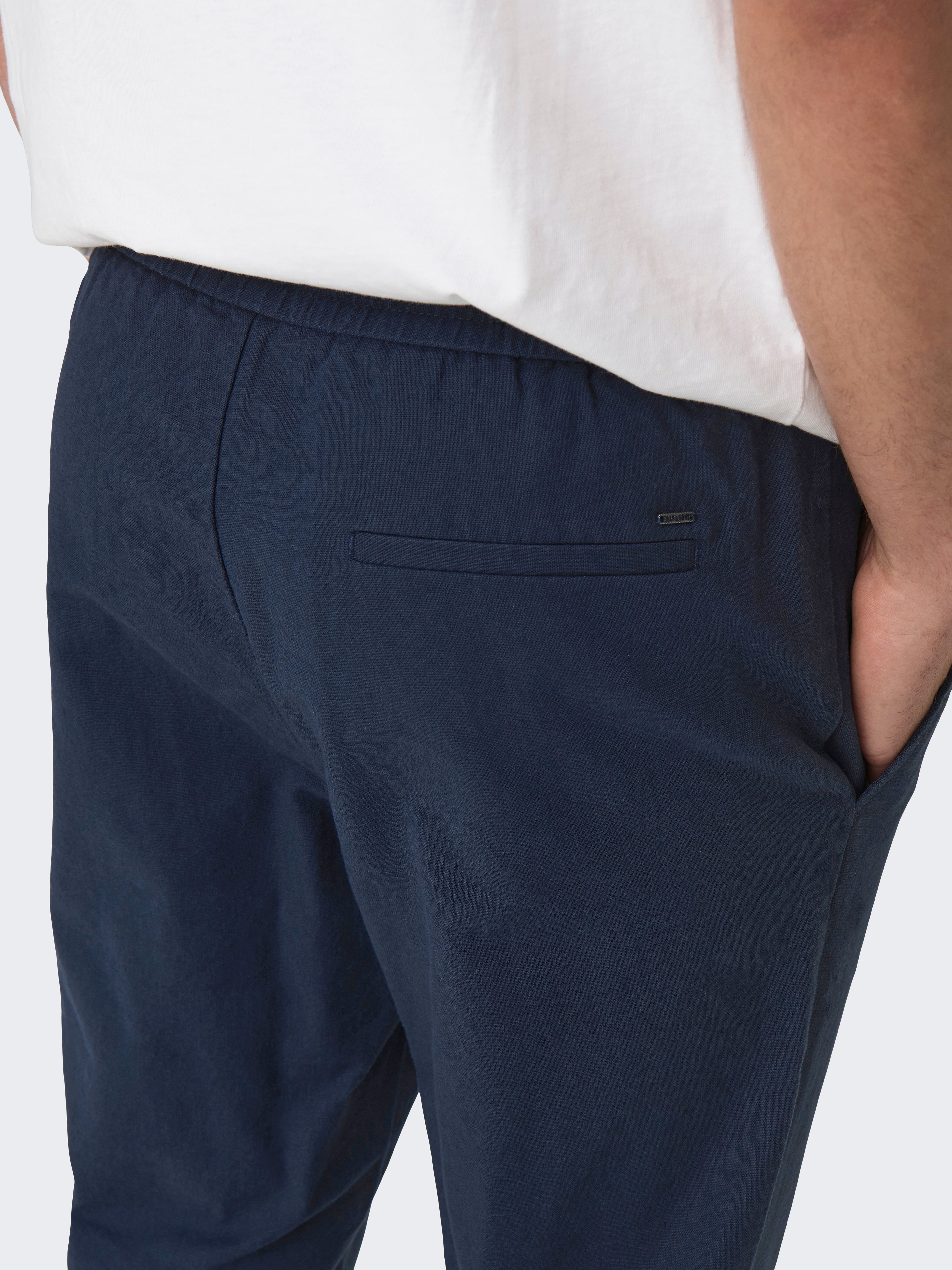 ONSLINUS Tapered Fit Jogger | Bleu moyen | ONLY & SONS®