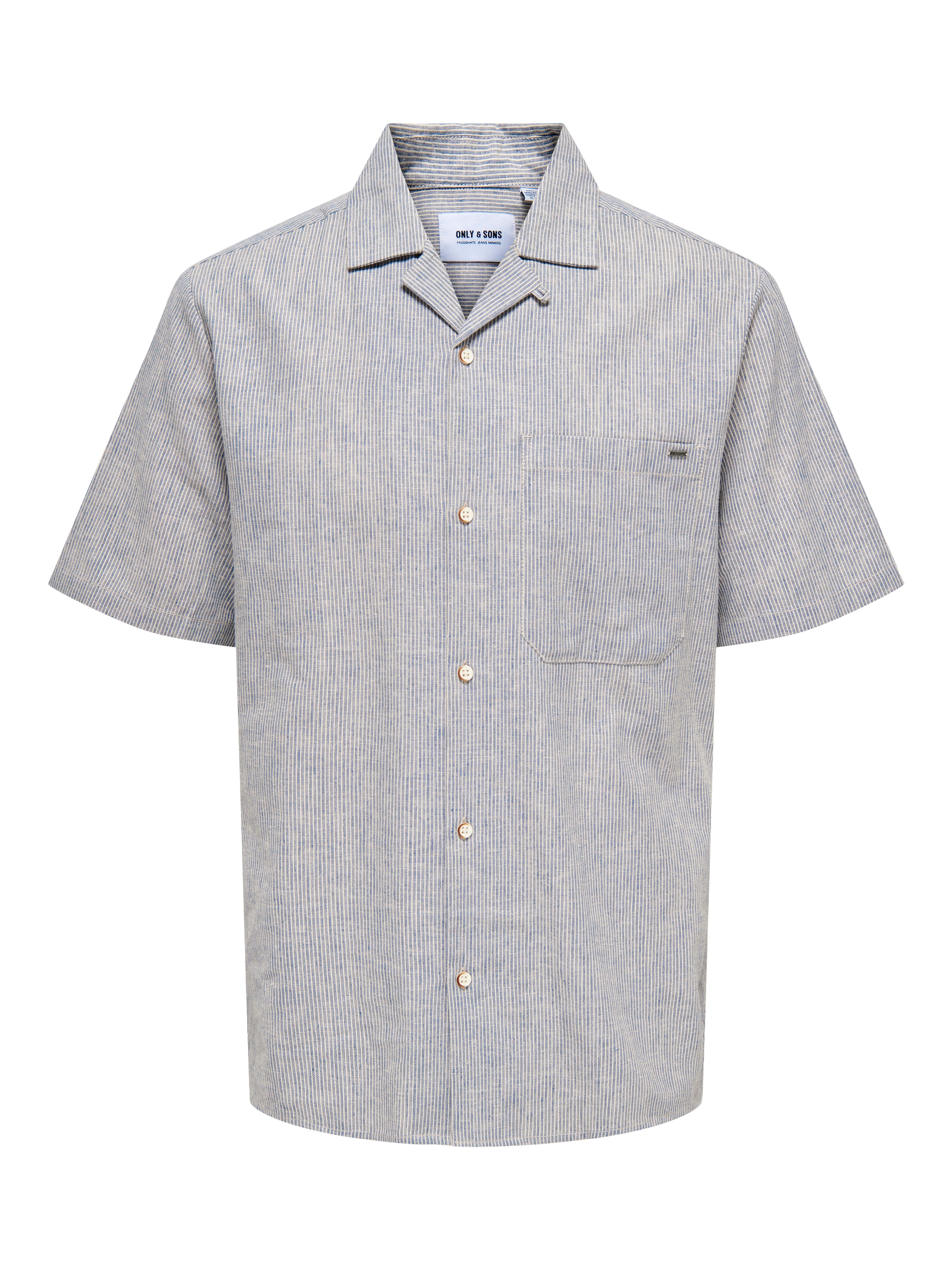 Relaxed Fit Resort collar Shirt | Dark Purple | ONLY & SONS®